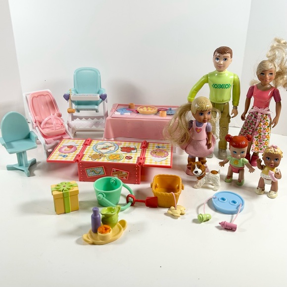 Learning Curve | Toys | Learning Curve Mom Dad Kid Baby Figures Dog ...